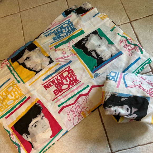 Bedding | New Kids On The Block Graphic Twin Sheet Set | Poshmark